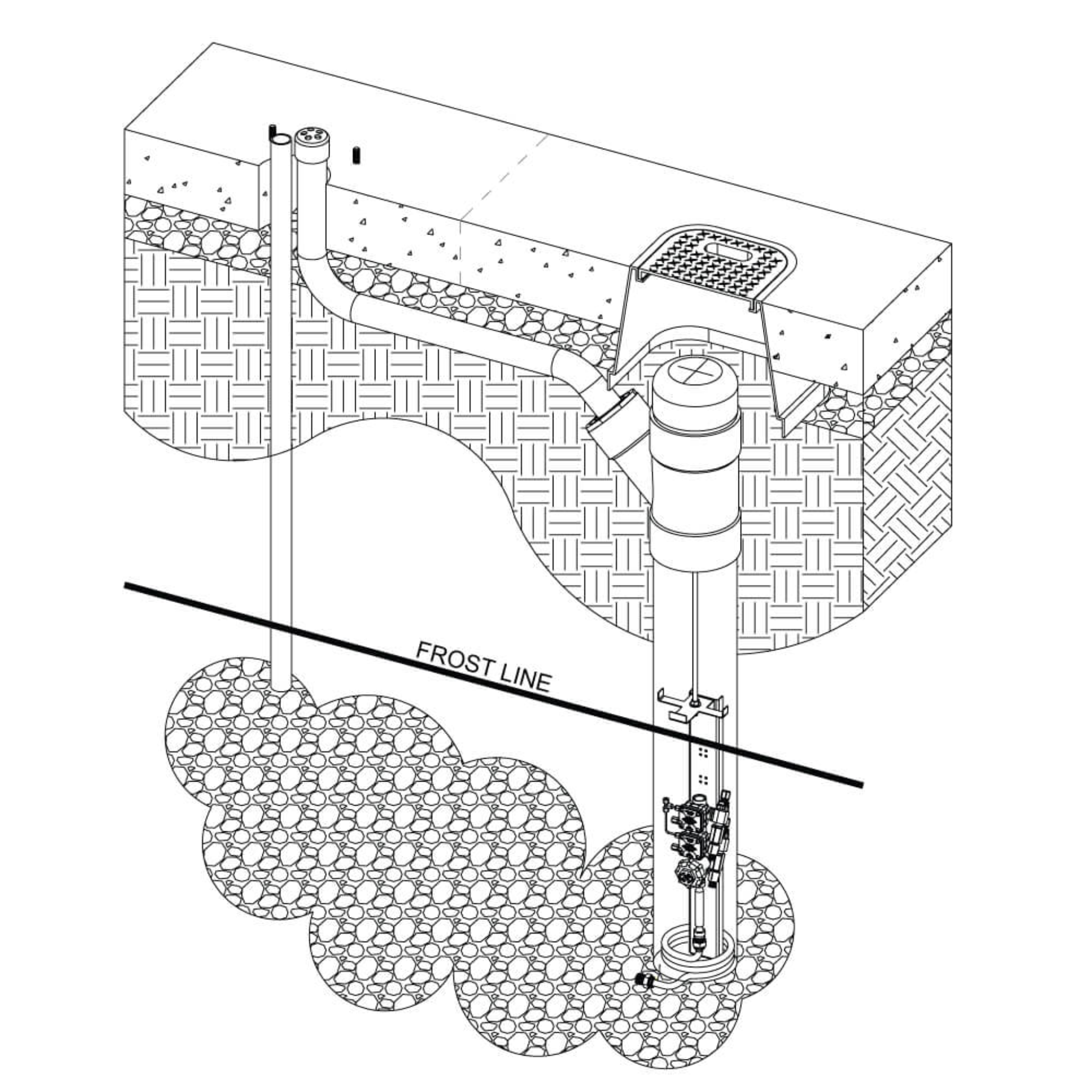 Freeze-Resistant Below Ground Valve